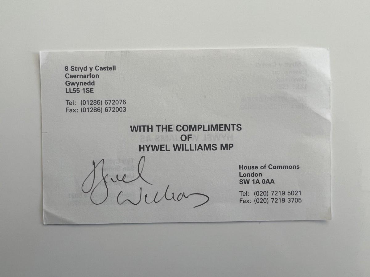 Member of Parliament of the United Kingdom Hywel Williams original ...