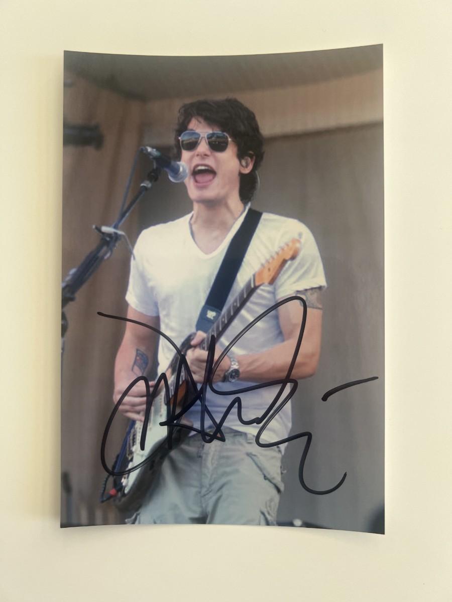 John Mayer signed photo | EstateSales.org