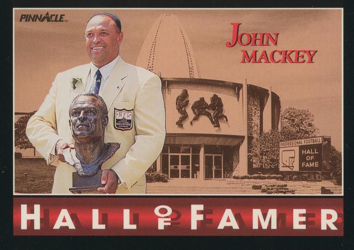 Baltimore Colts John Mackey signed Pinnacle Hall of Fame Card ...