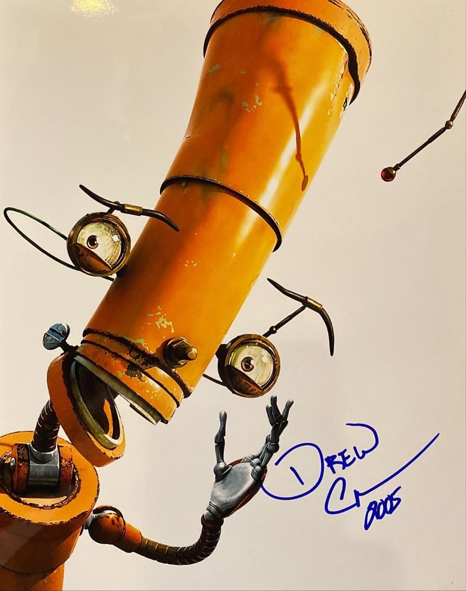 Robots Drew Carey signed movie photo | EstateSales.org