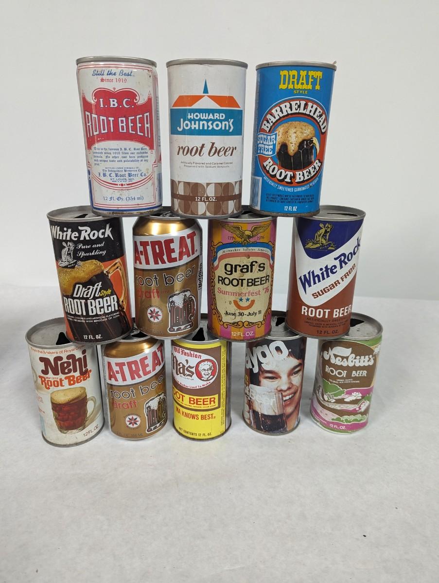 Vintage Root Beer Cans | EstateSales.org