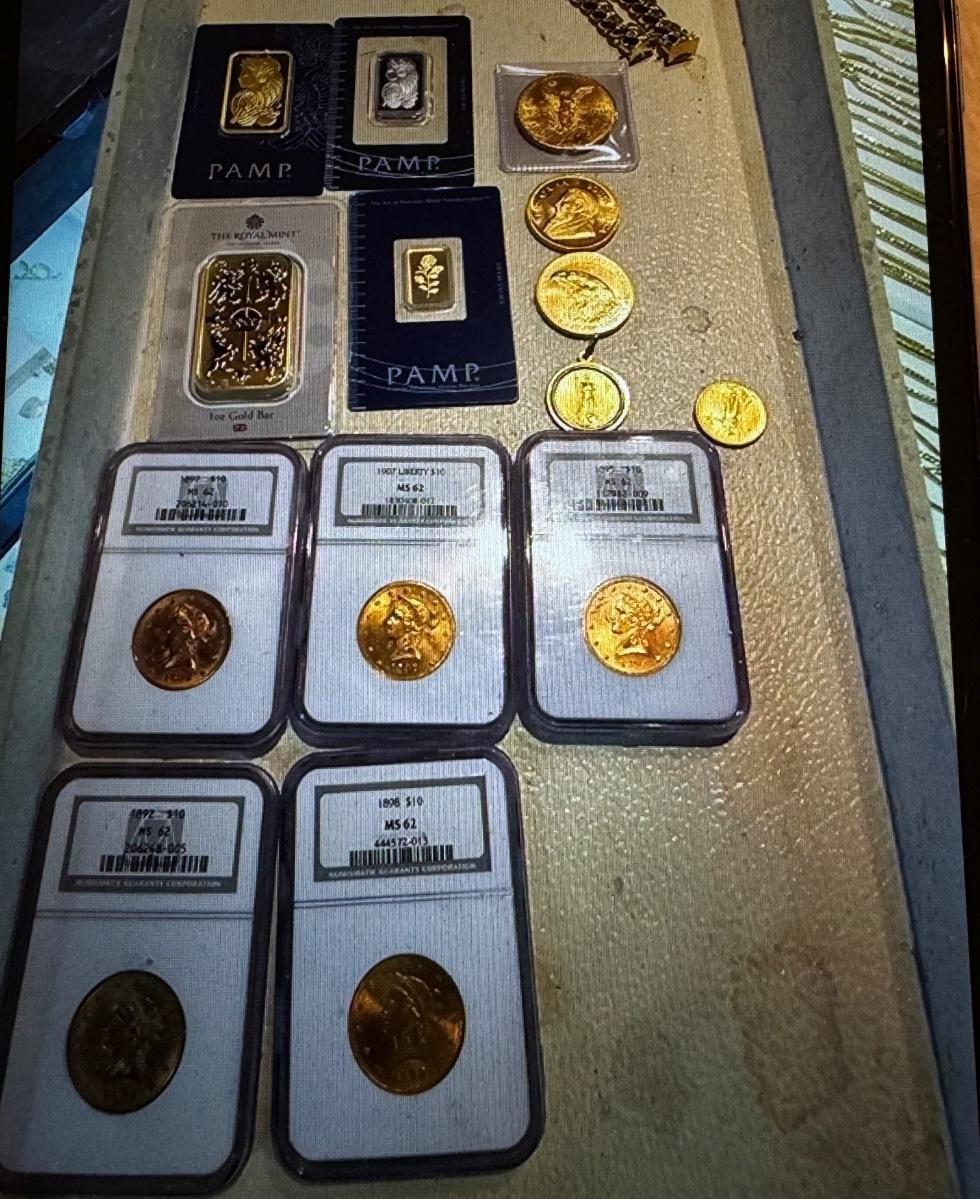 Gold variety lot Graded and slabbed with some solids | EstateSales.org