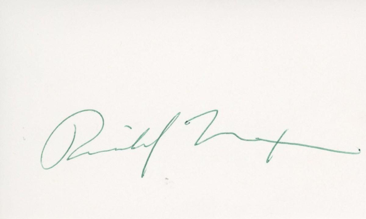 Richard Nixon signature cut | EstateSales.org