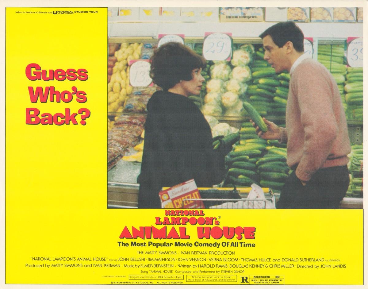 National Lampoon's Animal House 1978 original vintage lobby card ...