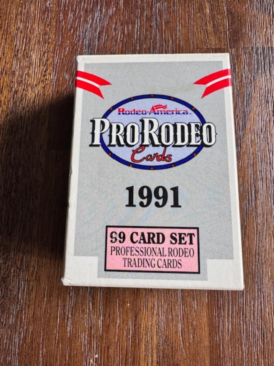 1991 Pro Rodeo Card Set | EstateSales.org