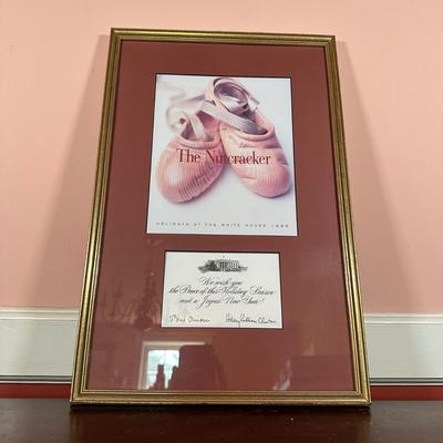 LOT 77W: “The Nutcracker” Holiday At The Whitehouse 1996, Signed by ...