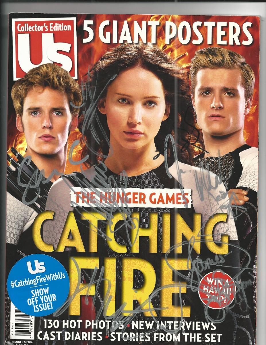 Us Magazine Hunger Games Cast signed collector's e | EstateSales.org