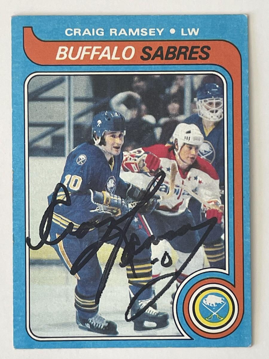 Buffalo Sabres Craig Ramsay 1979 Topps #207 signed | EstateSales.org