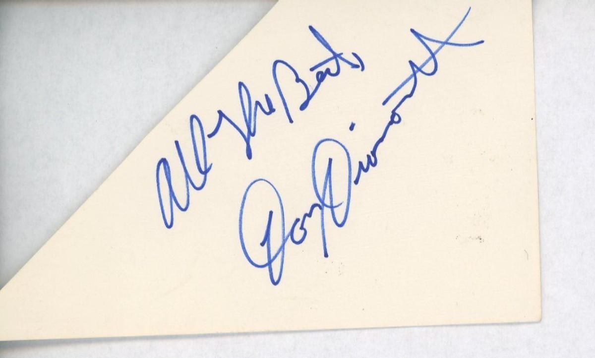 Don Diamont original signature | EstateSales.org