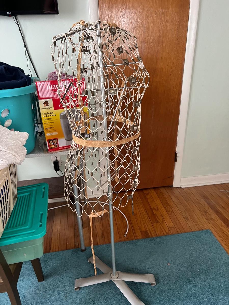 Dress Form - metal components on metal stand | EstateSales.org