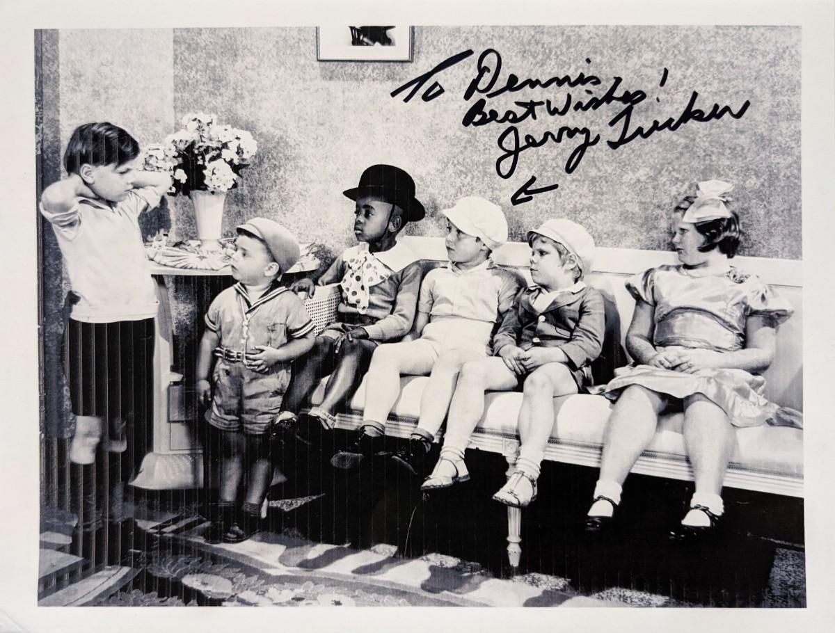 Our Gangs Jerry Tucker signed photo | EstateSales.org