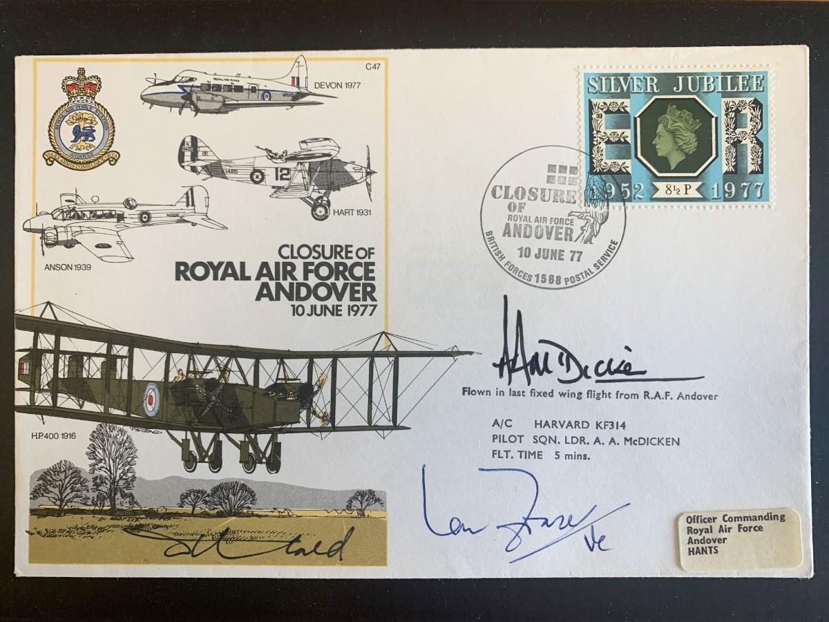 Ian Fraser signed first day cover | EstateSales.org