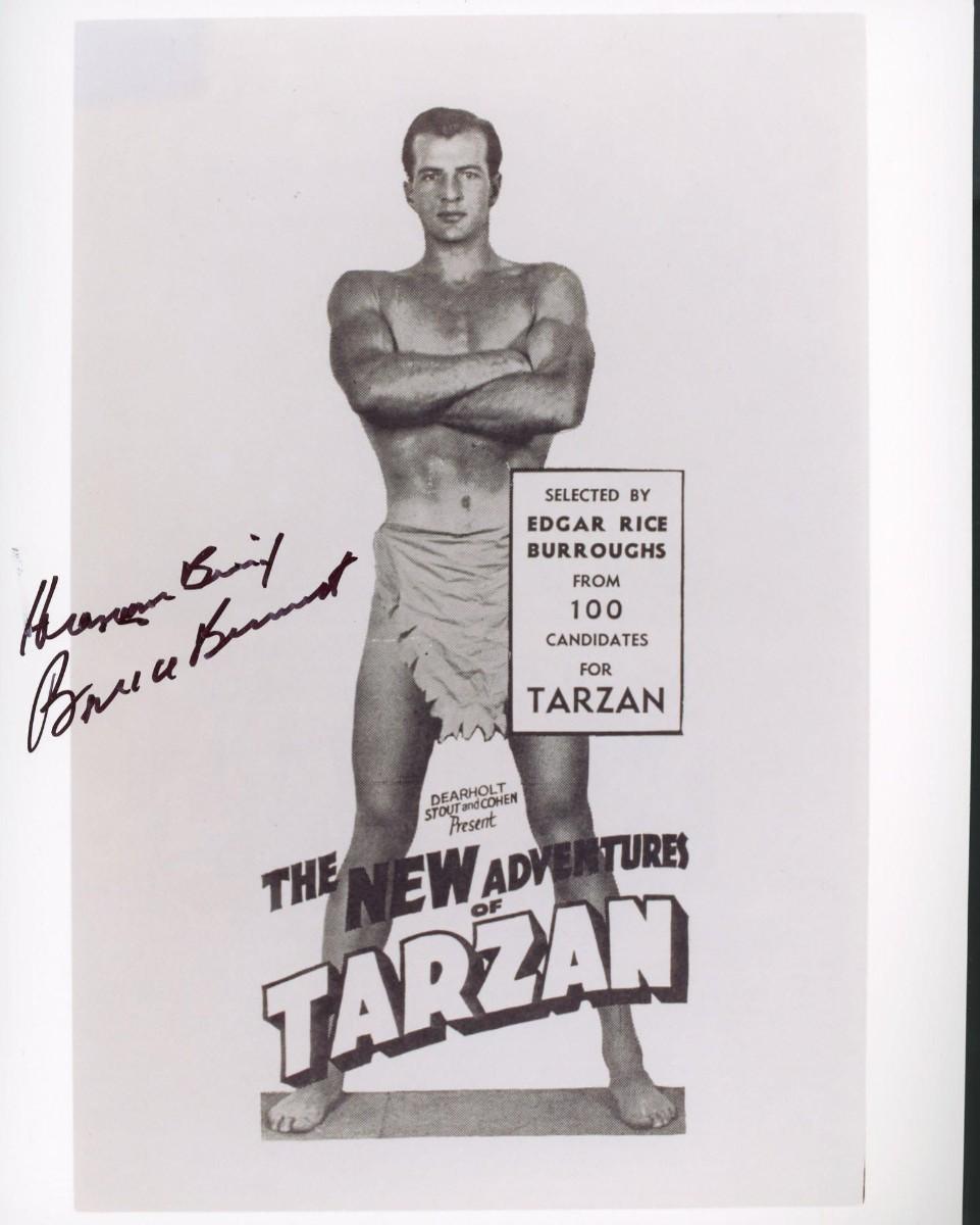 Bruce Bennett signed Tarzan photo | EstateSales.org