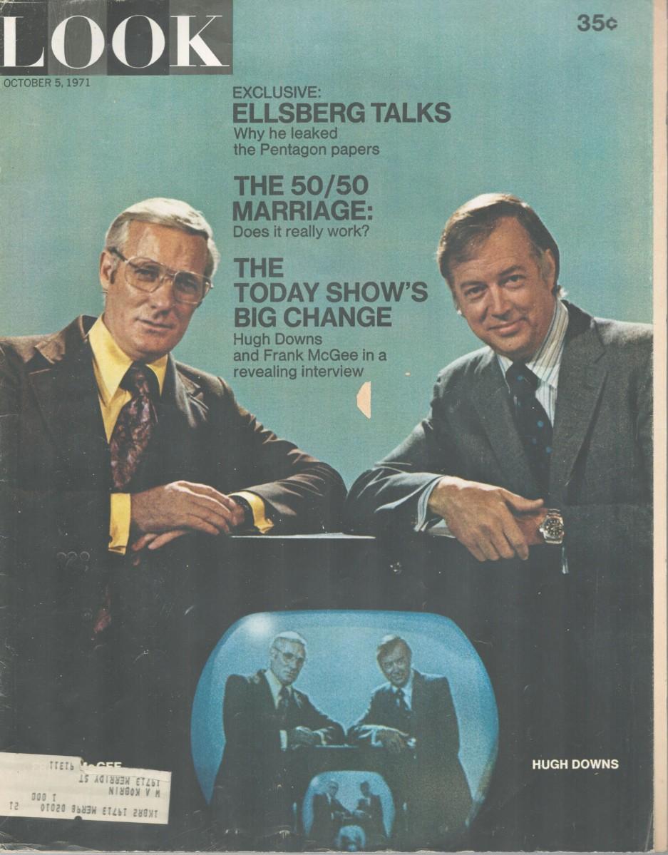 Hugh Downs and Frank McGee Look Magazine Oct. 5, 1971 | EstateSales.org
