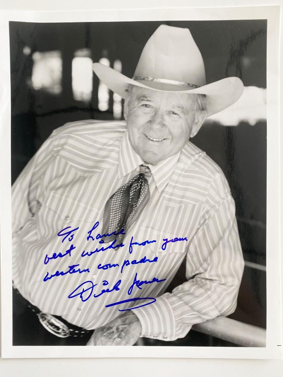 The Frontiersman Dickie Jones signed photo | EstateSales.org