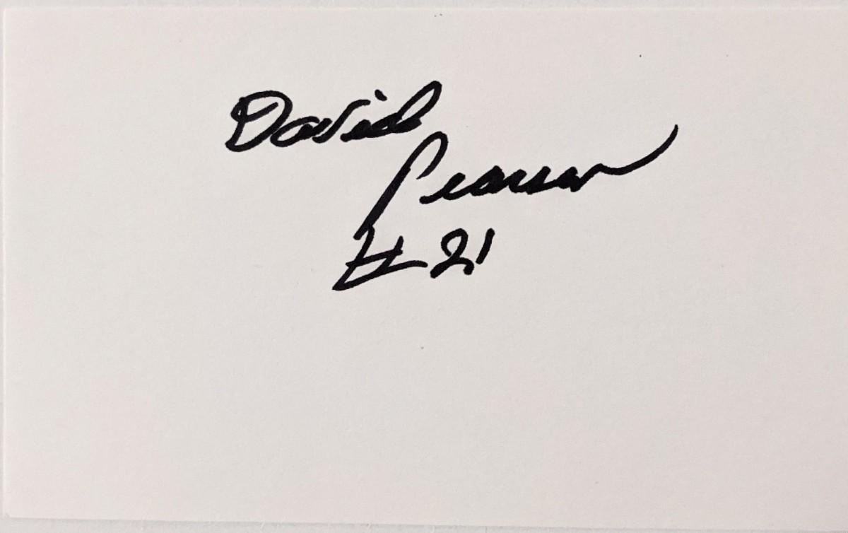 NASCAR legend David Pearson autograph | EstateSales.org