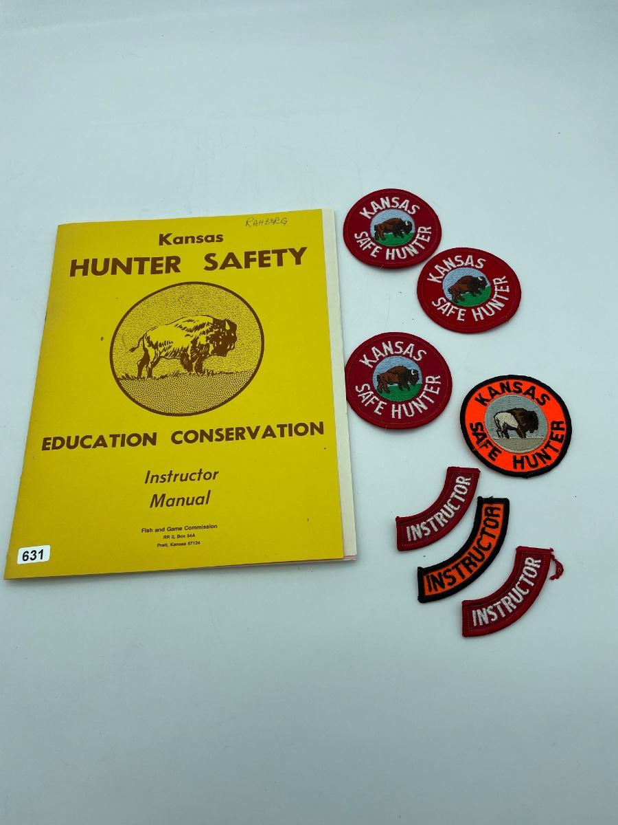 Ks Hunter Safety brochure and patches | EstateSales.org