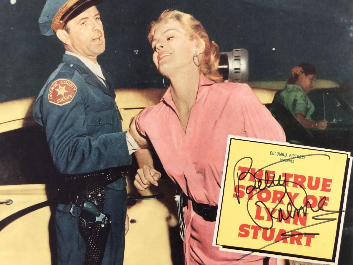 The True Story of Lynn Stuart signed lobby card | EstateSales.org