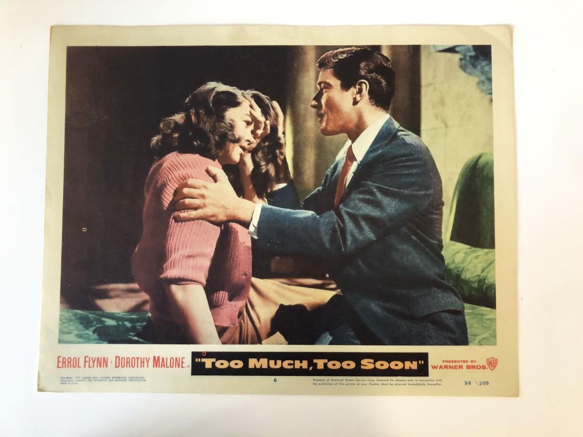Too Much, Too Soon original 1958 vintage lobby card | EstateSales.org
