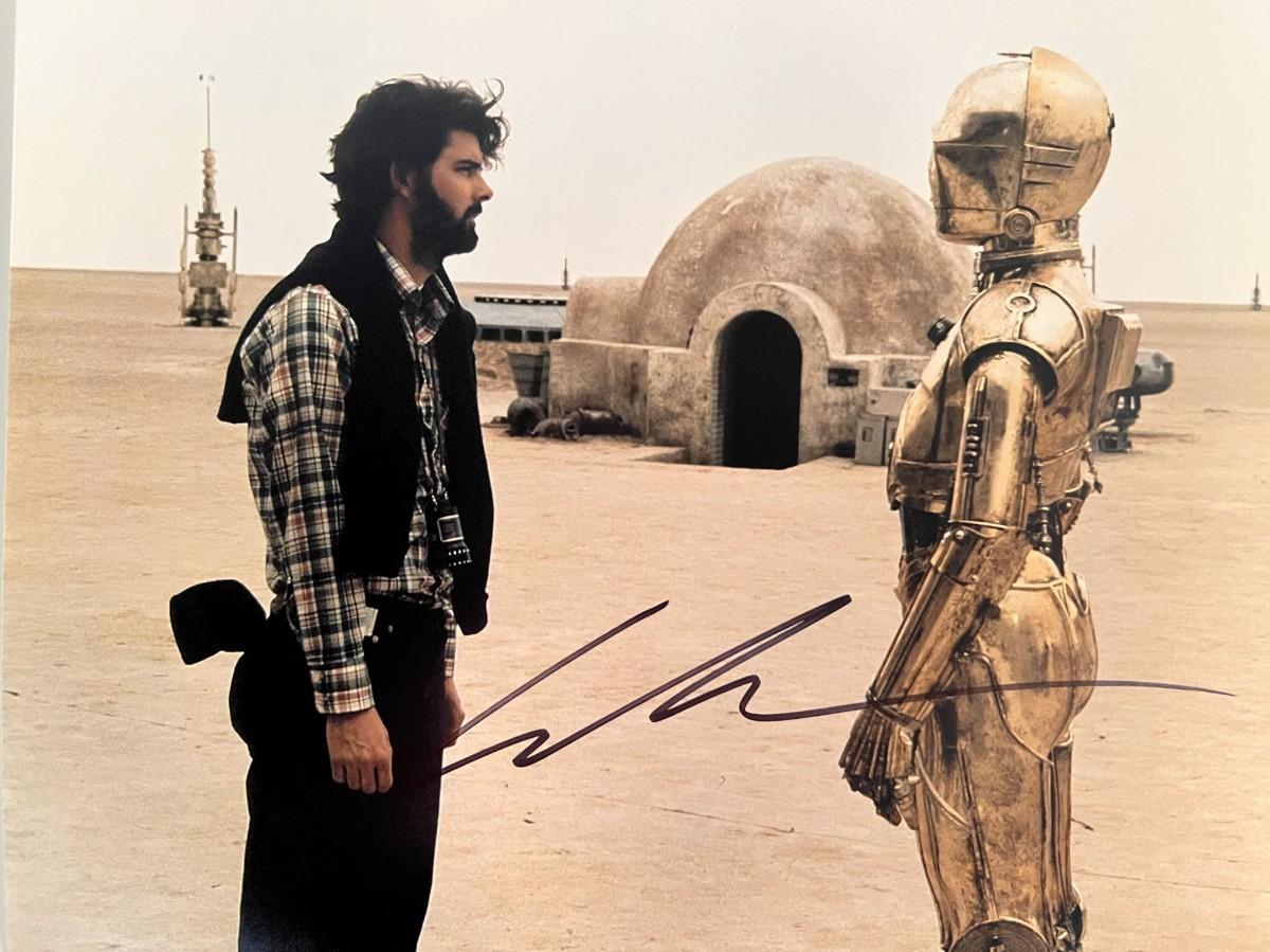 Star Wars George Lucas signed photo | EstateSales.org