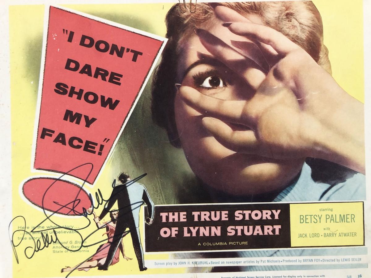 The True Story of Lynn Stuart signed lobby card | EstateSales.org