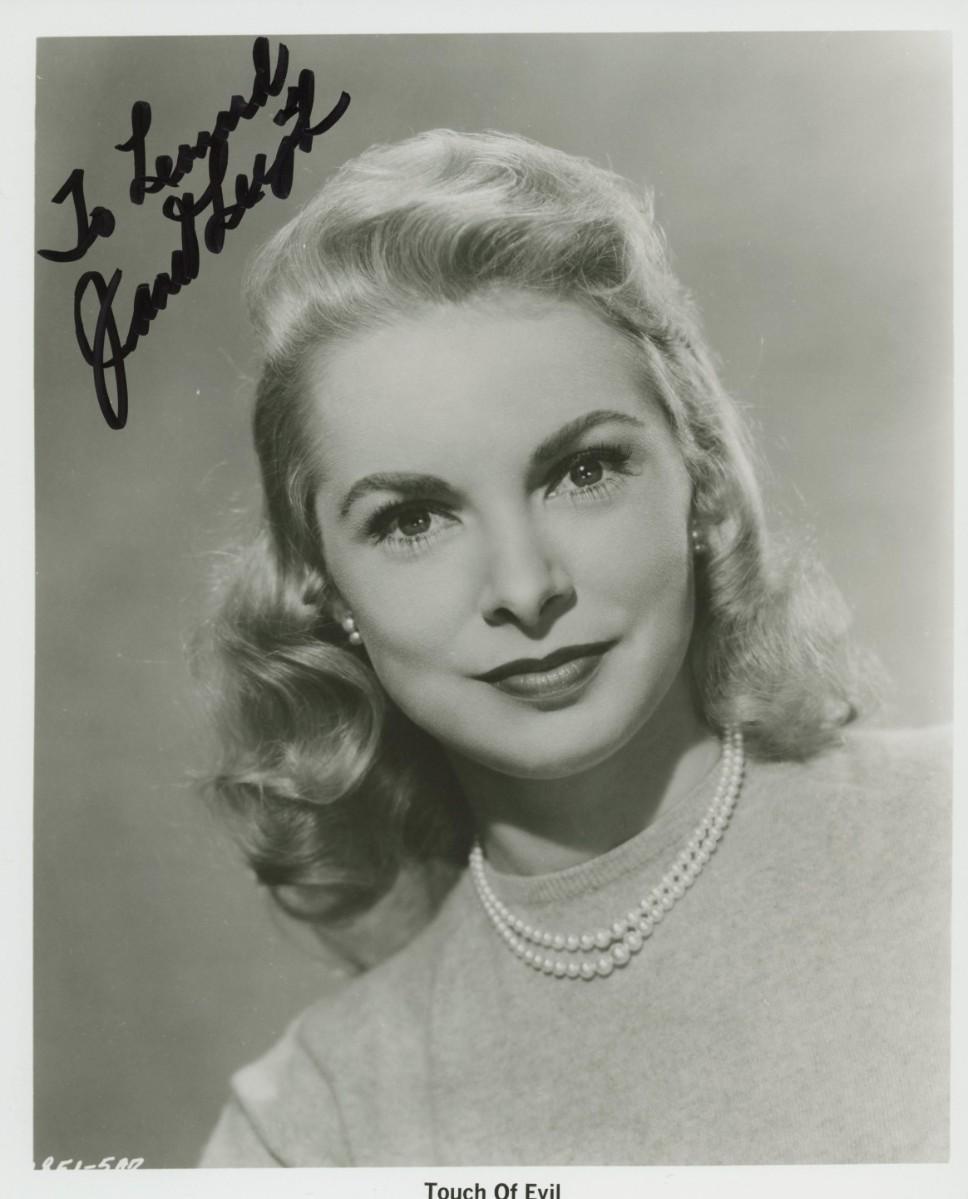 Psycho Janet Leigh signed photo | EstateSales.org