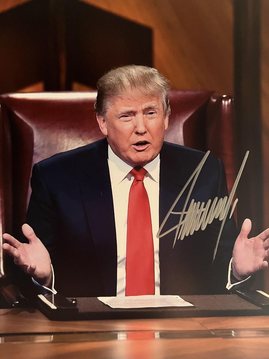 Donald Trump signed photo | EstateSales.org