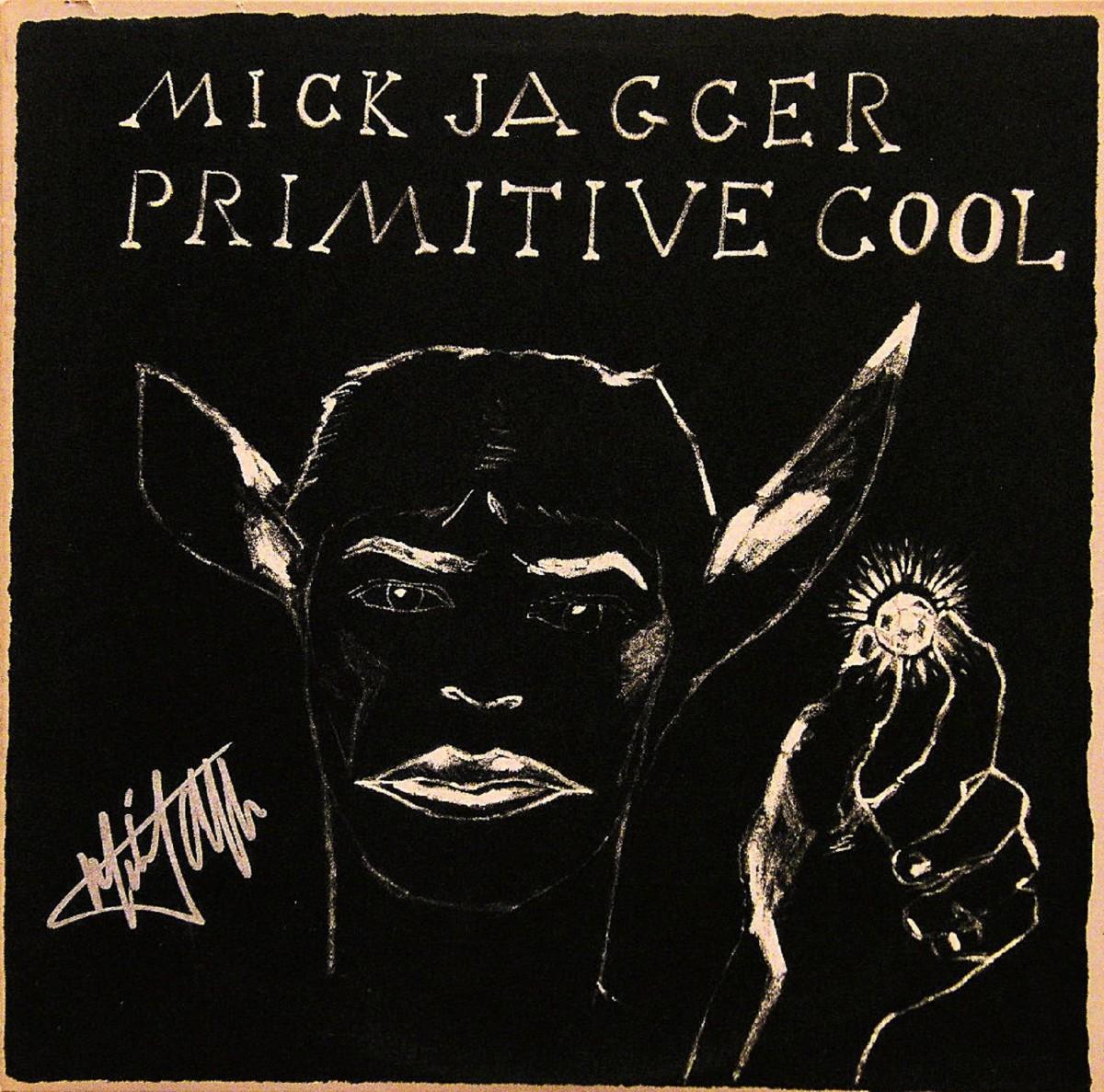 Mick Jagger signed Primitive Cool album | EstateSales.org