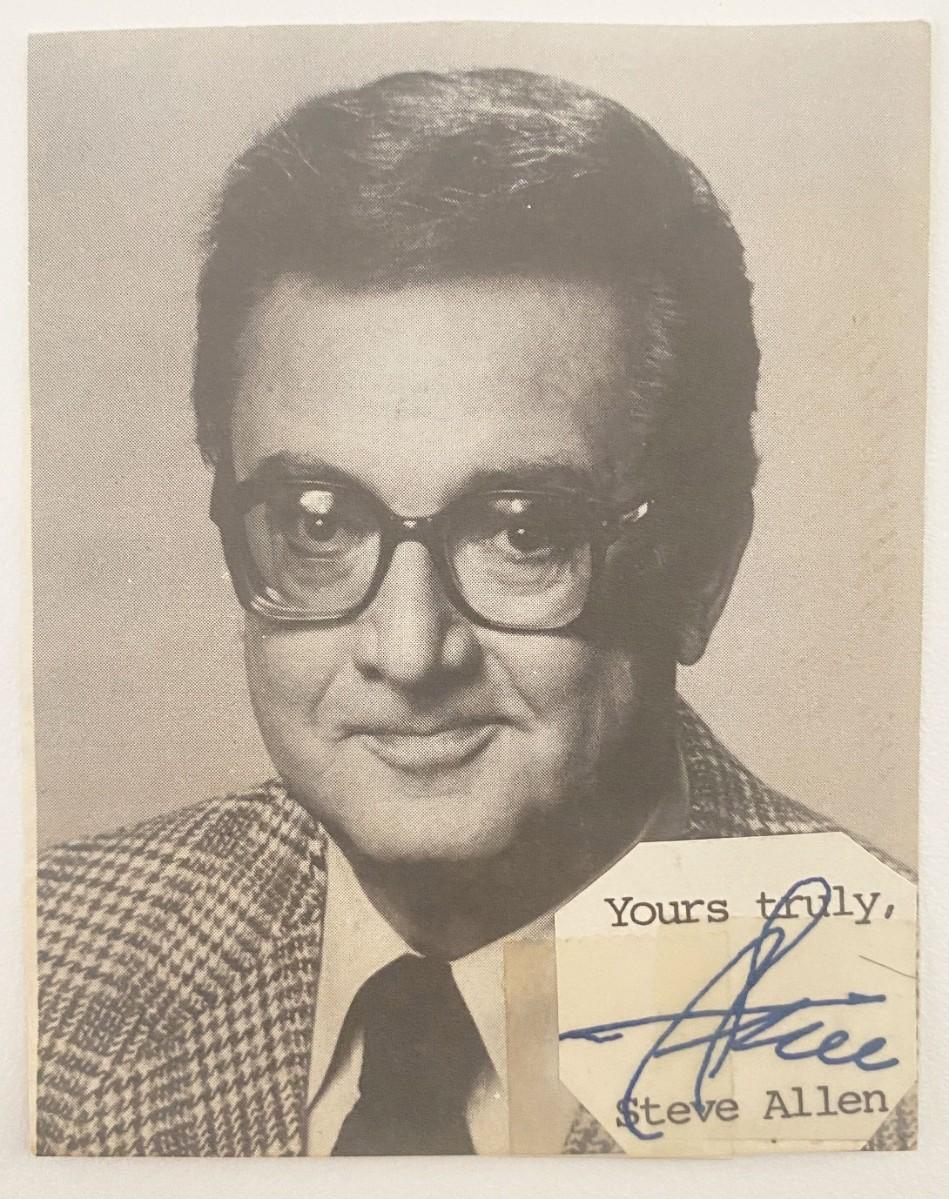 Steve Allen signed photo | EstateSales.org