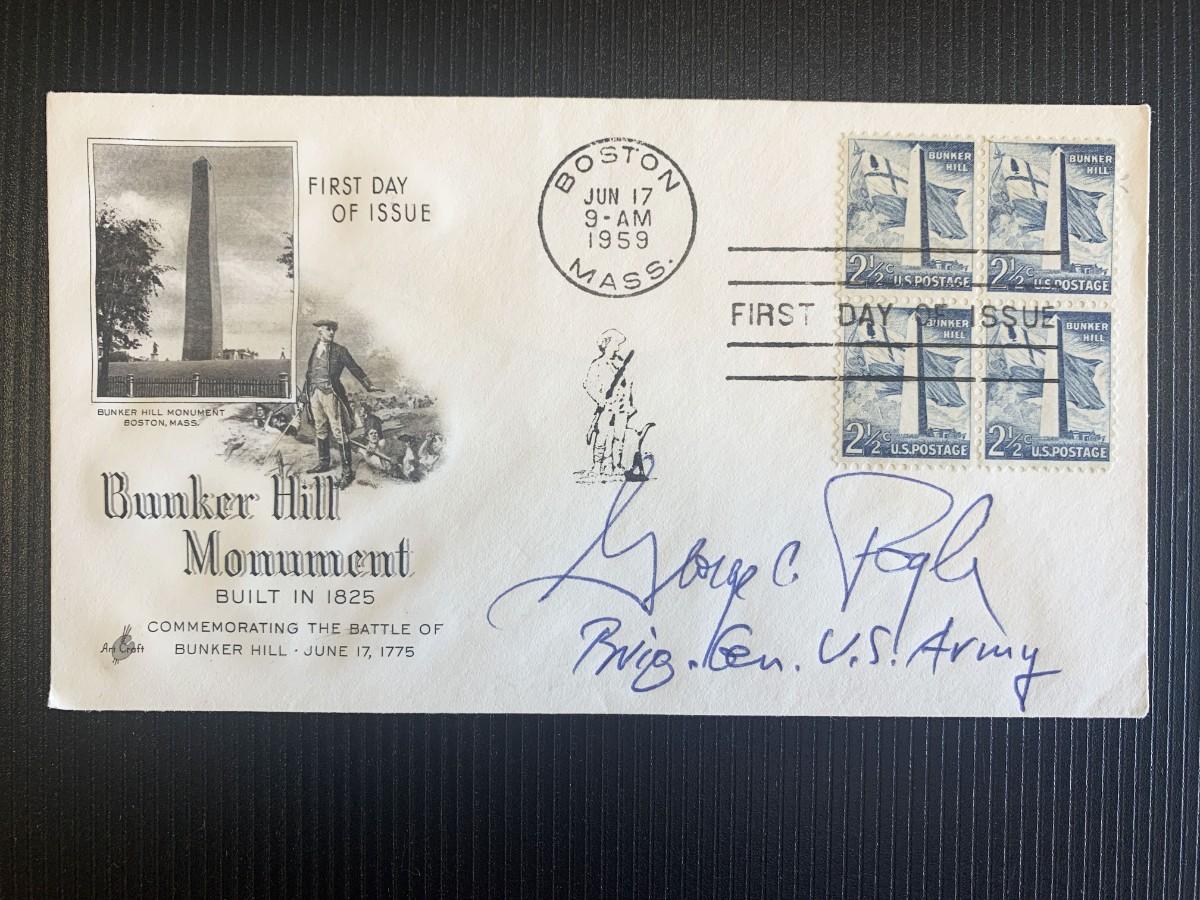 George C Fogle signed first day cover | EstateSales.org