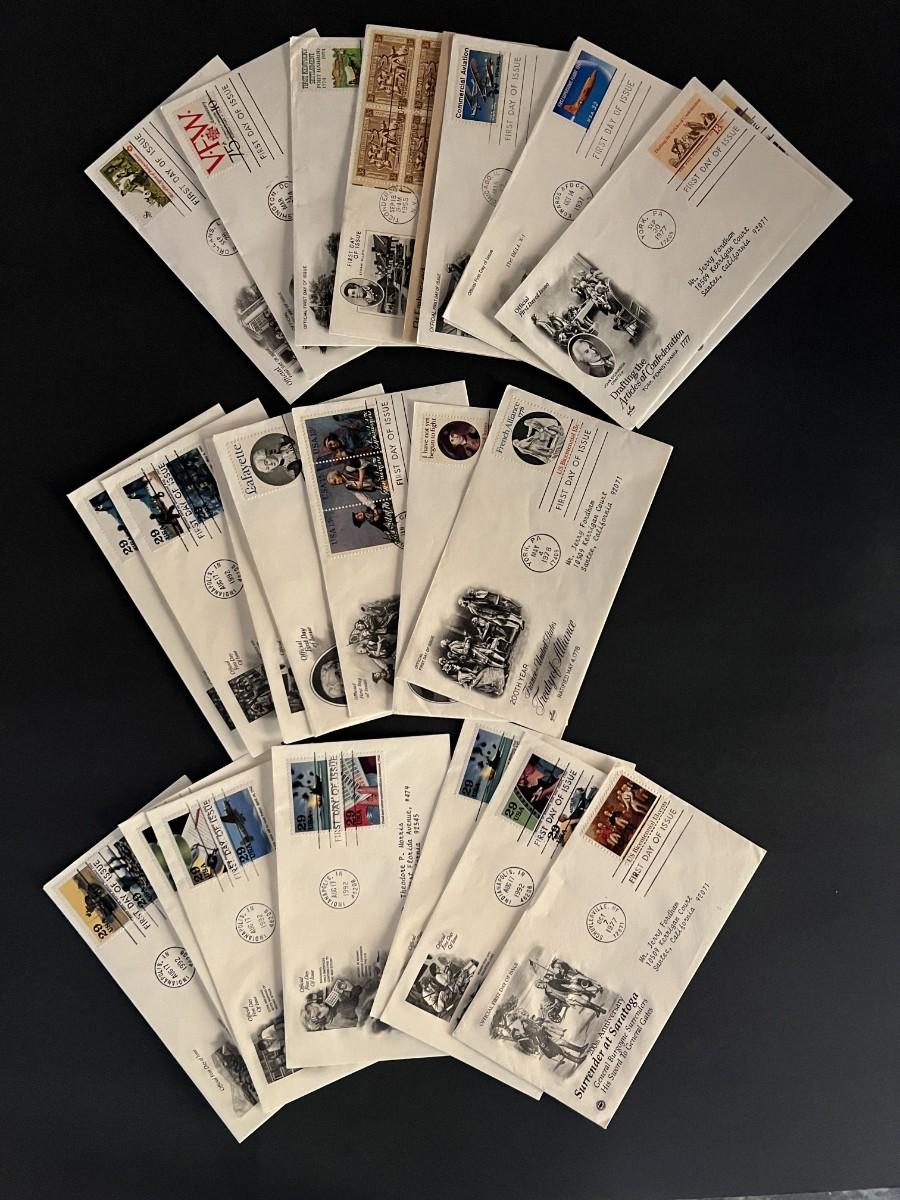 Lot of 20 USA commemorative FDC's | EstateSales.org