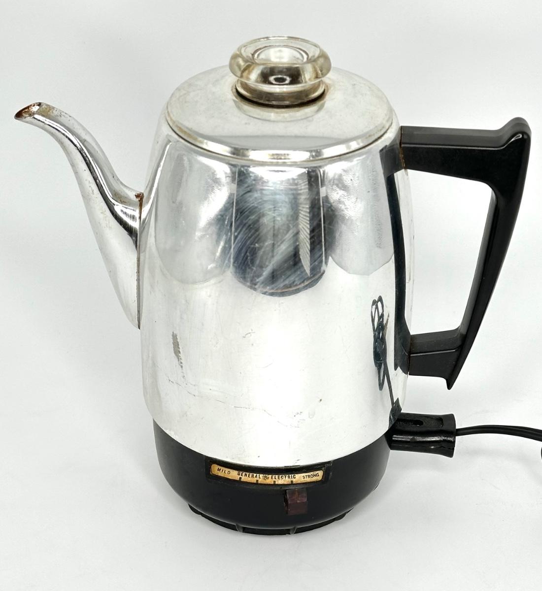Vintage General Electric Automatic Percolator - Complete With All Parts ...