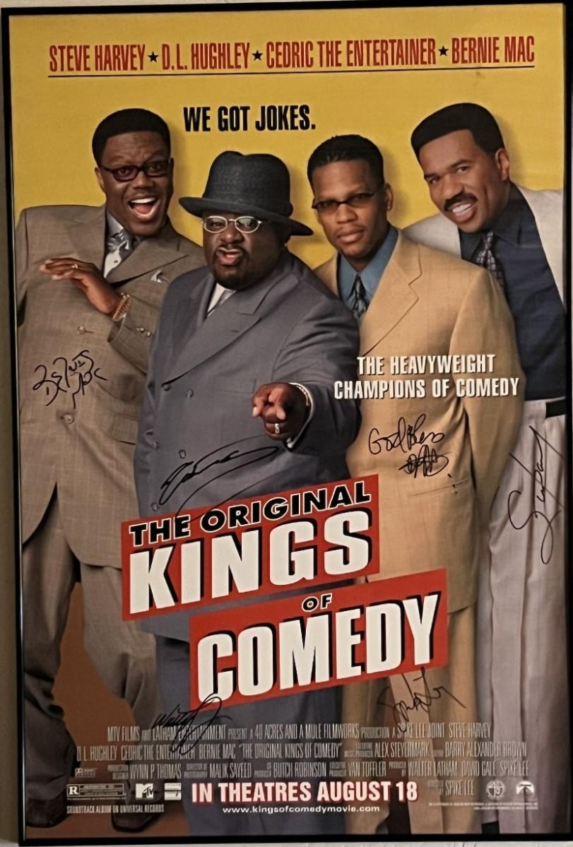 The Kings of Comedy cast signed movie poster | EstateSales.org