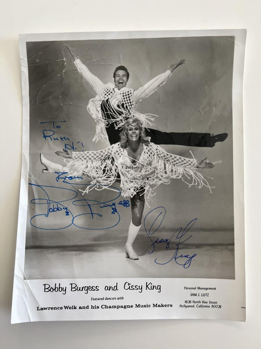Bobby Burgess and Cissy King signed photo | EstateSales.org