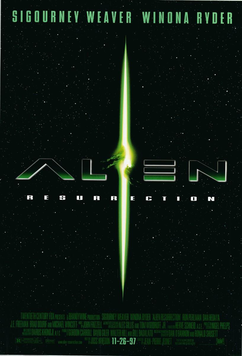 Alien Resurrection 1997 original movie poster | EstateSales.org