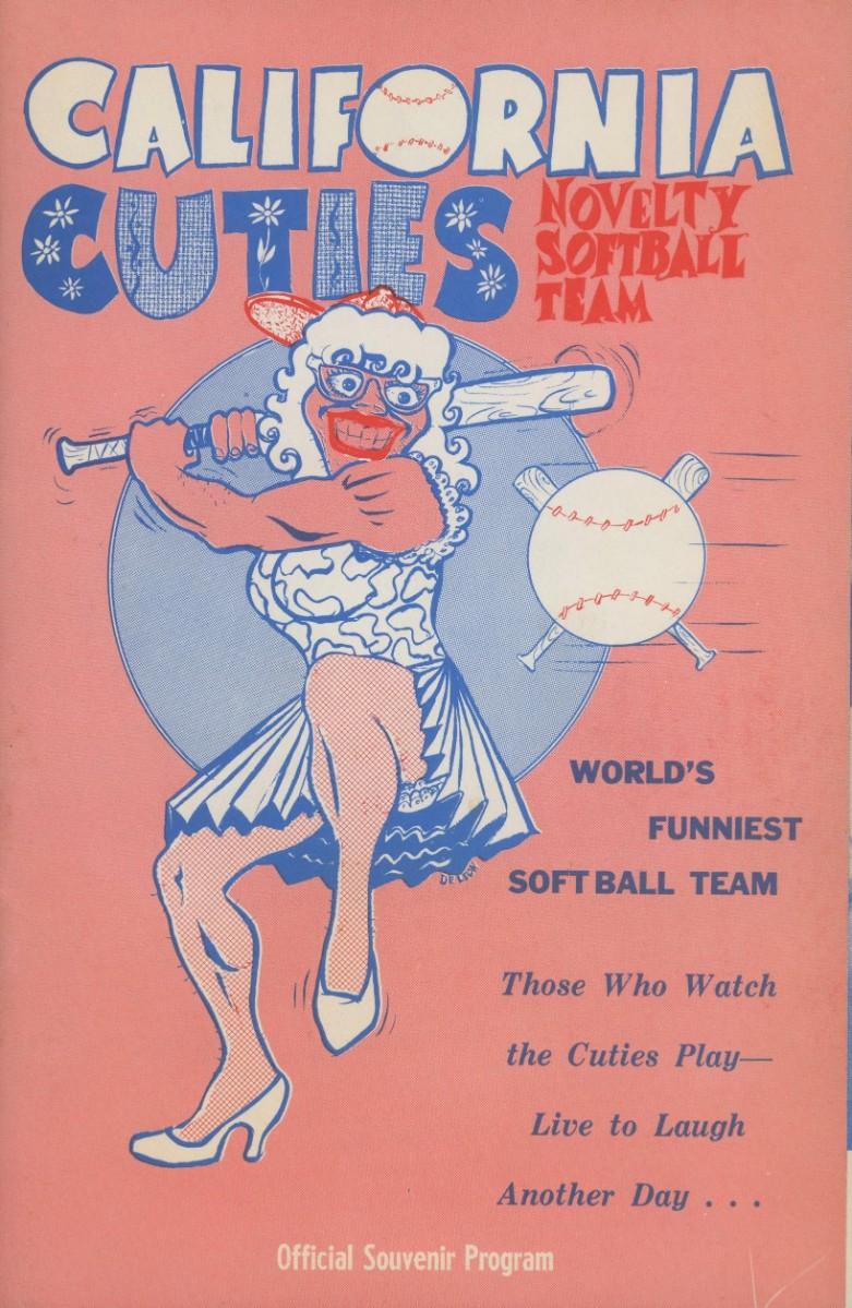California Cuties novelty softball team program from 1961 | EstateSales.org