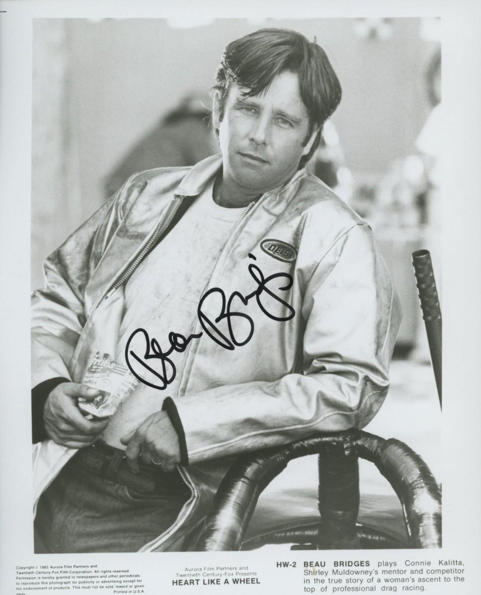 Beau Bridges signed "Heart Like a Wheel" movie photo | EstateSales.org