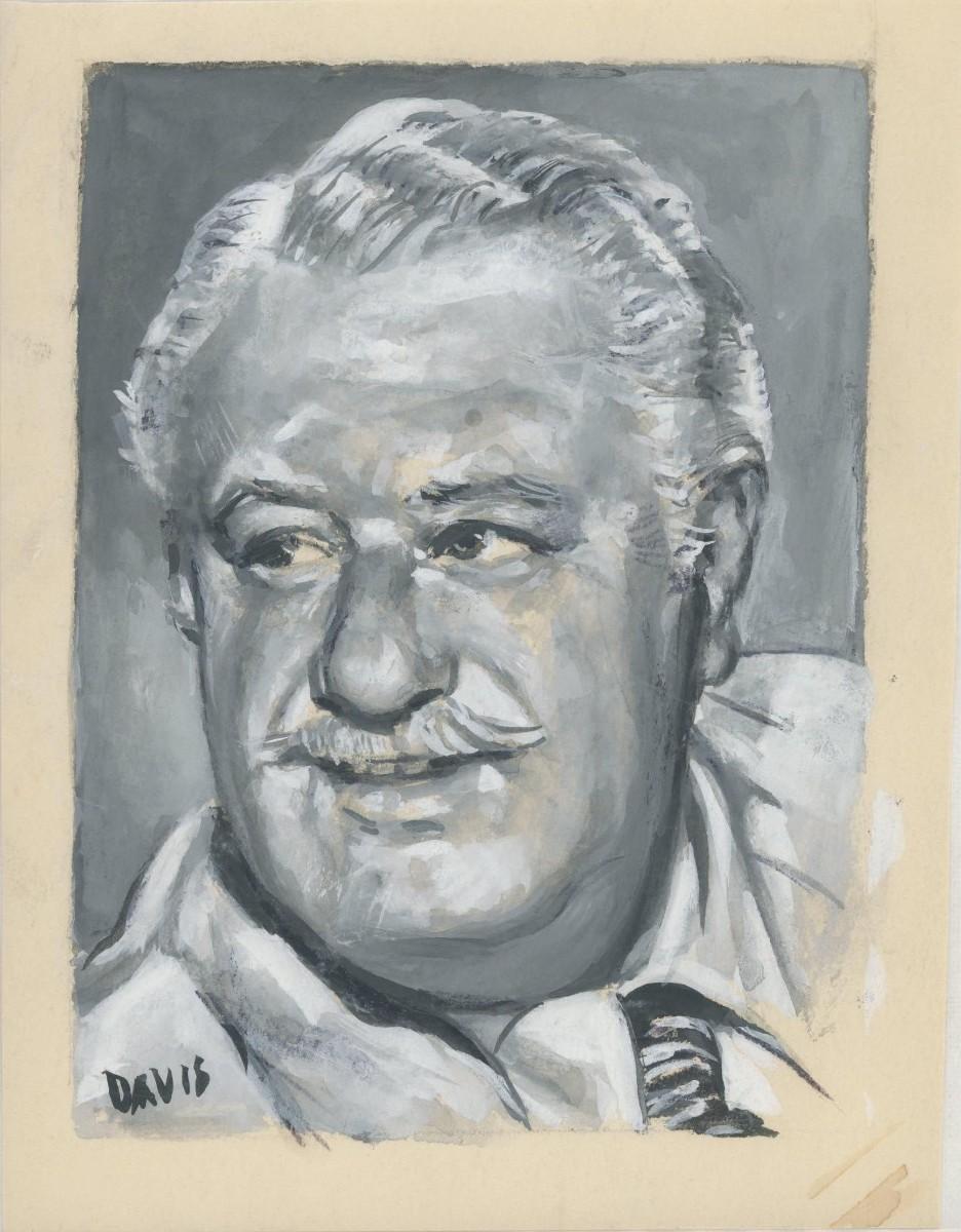 Alan Hale Sr. original drawing | EstateSales.org