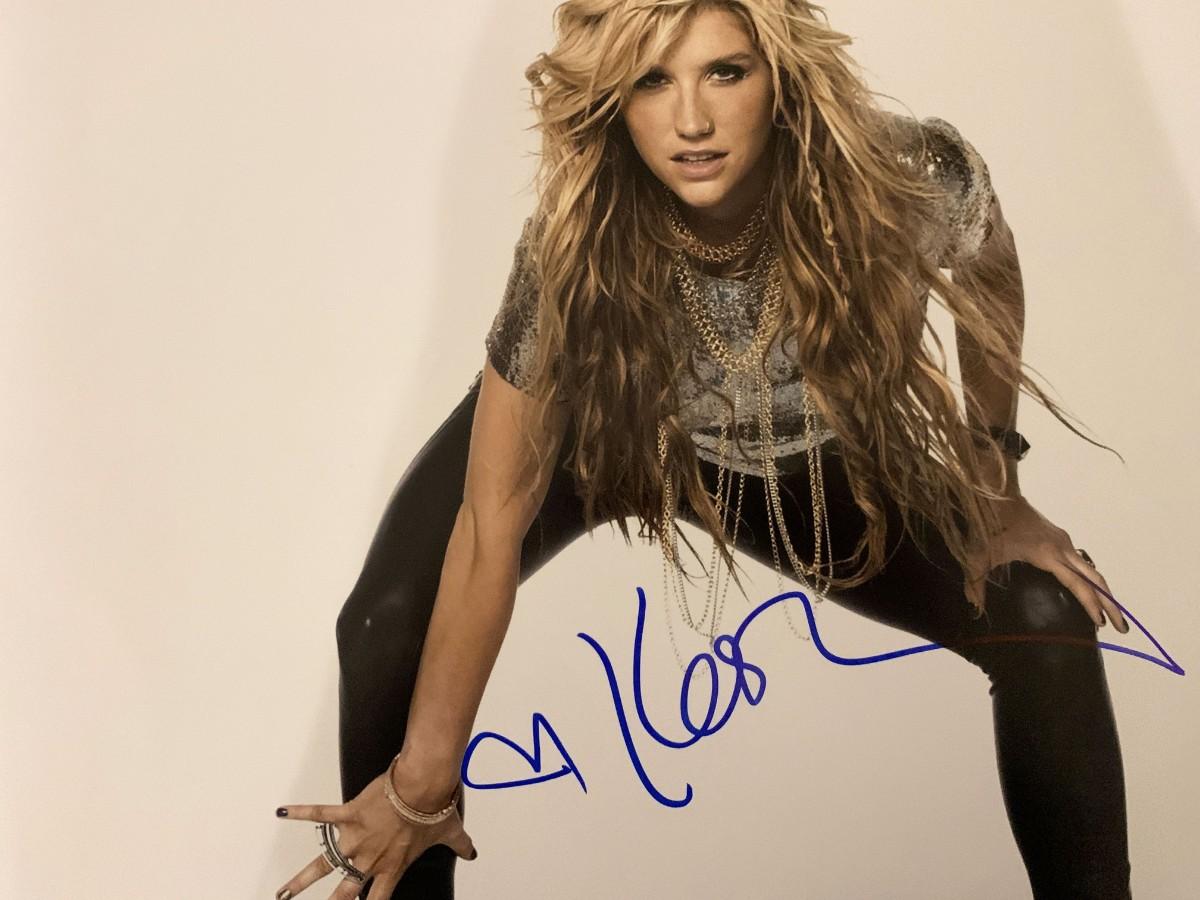 Kesha signed photo | EstateSales.org