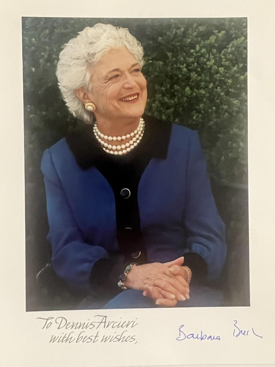 Barbara Bush signed photo | EstateSales.org