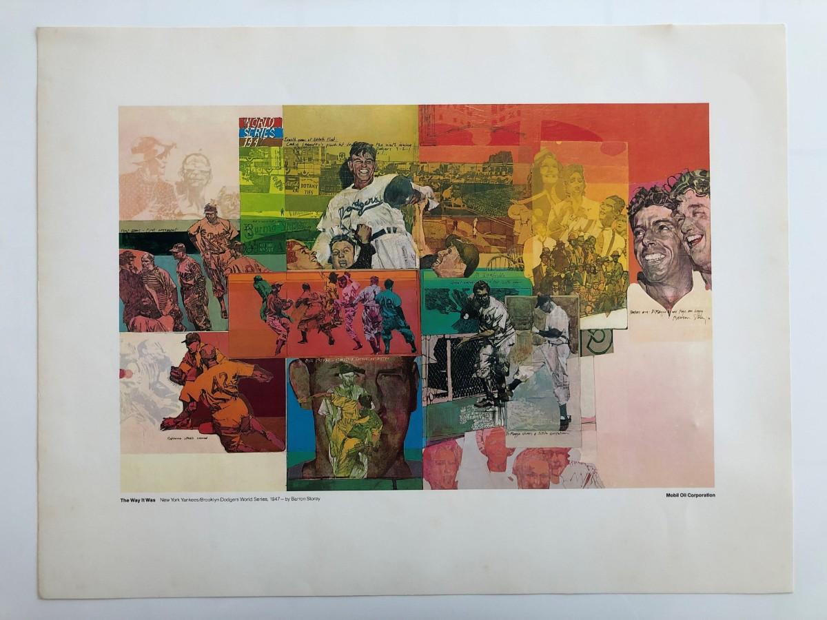 The Way It Was Art Series. New York Yankees - Brooklyn Dodgers World ...