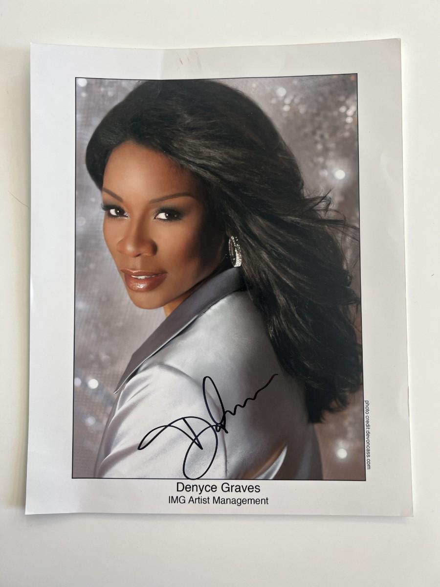 Denyce Graves signed photo | EstateSales.org