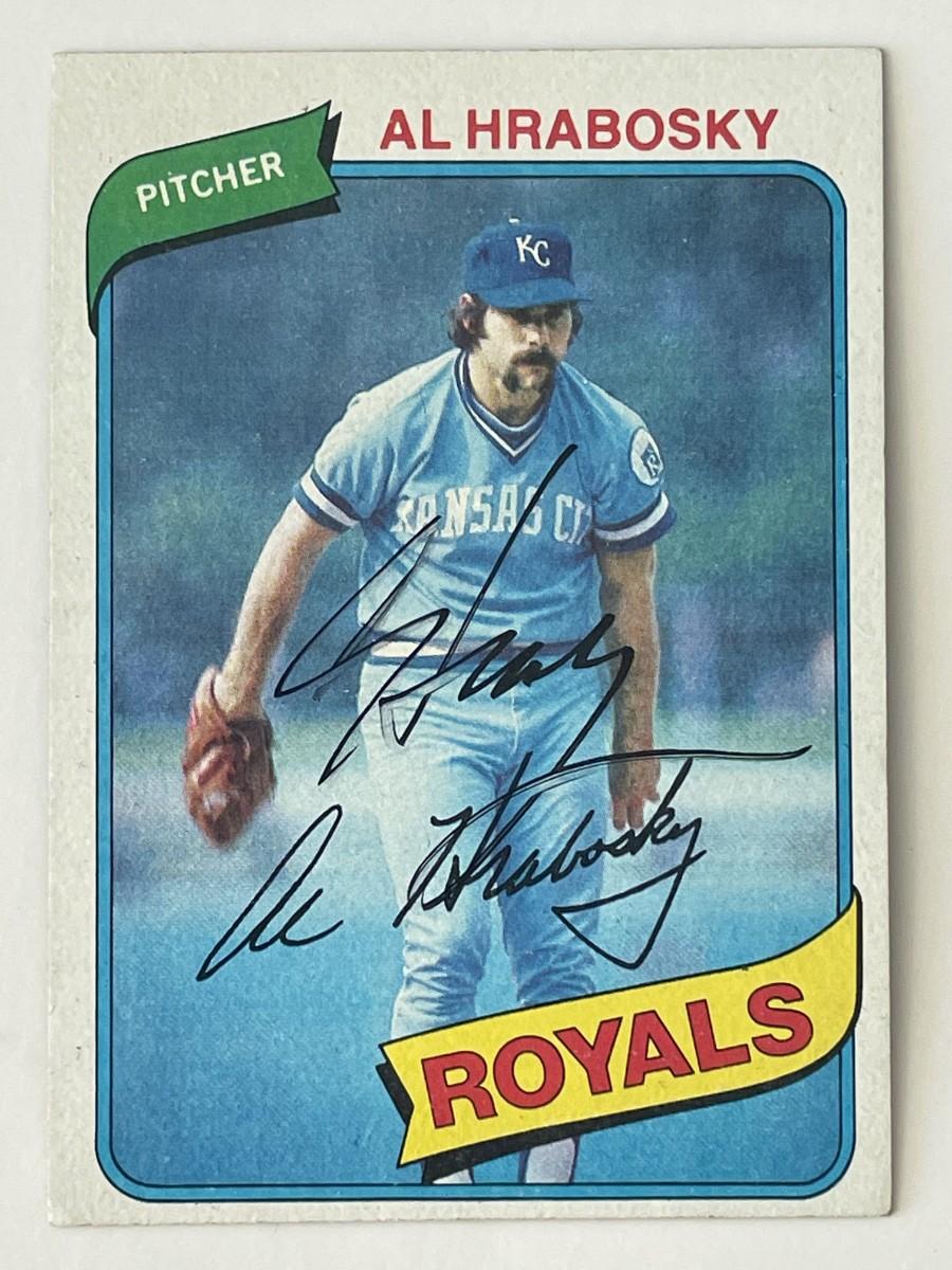 Kansas City Royals Al Hrabosky signed 1980 Topps #585 trading card ...