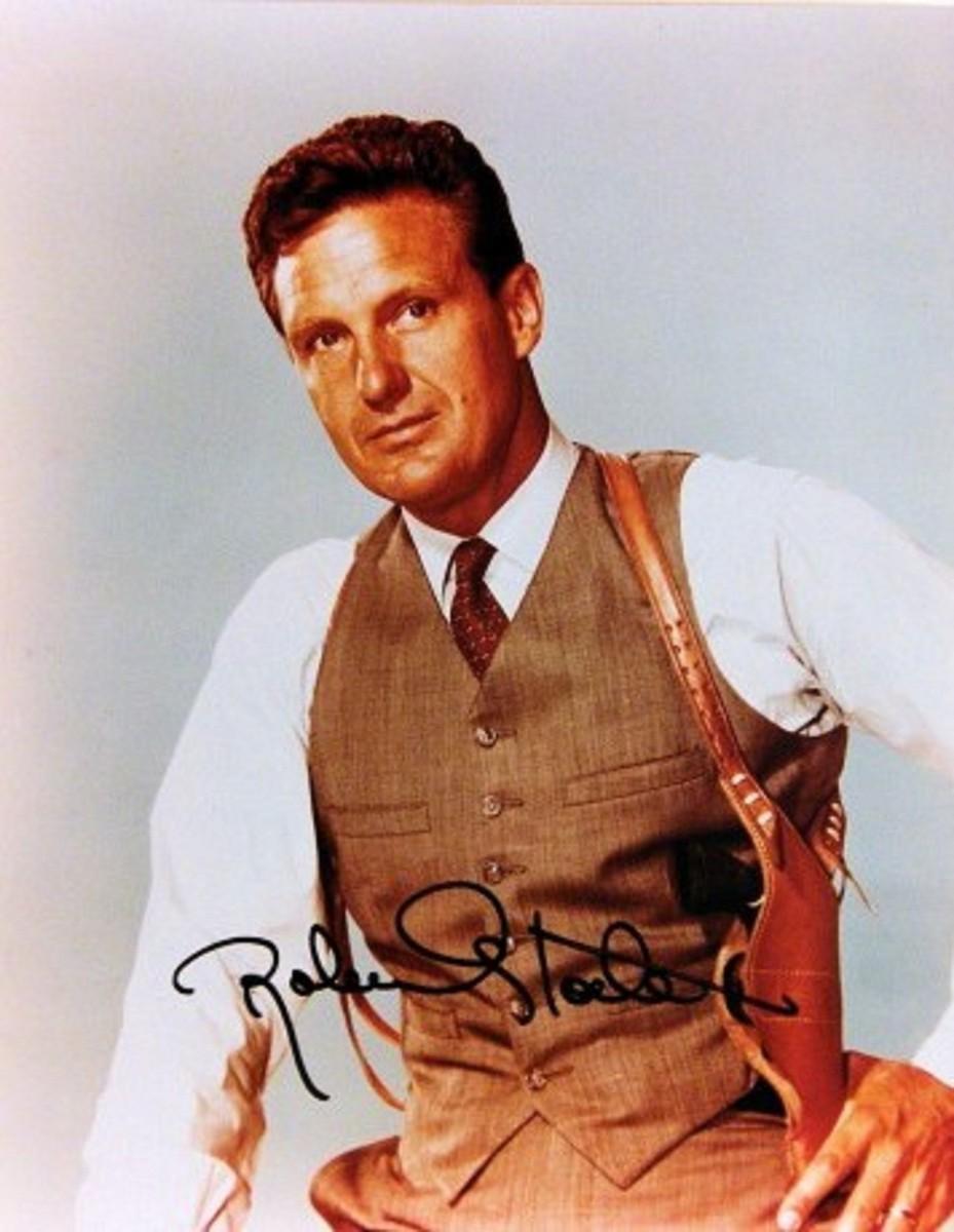 Robert Stack signed portrait photo | EstateSales.org