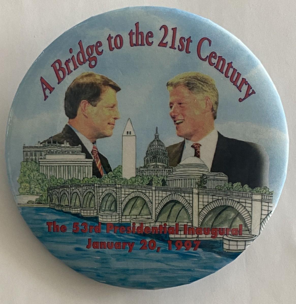 53rd inauguration commemorative Bill Clinton pin | EstateSales.org