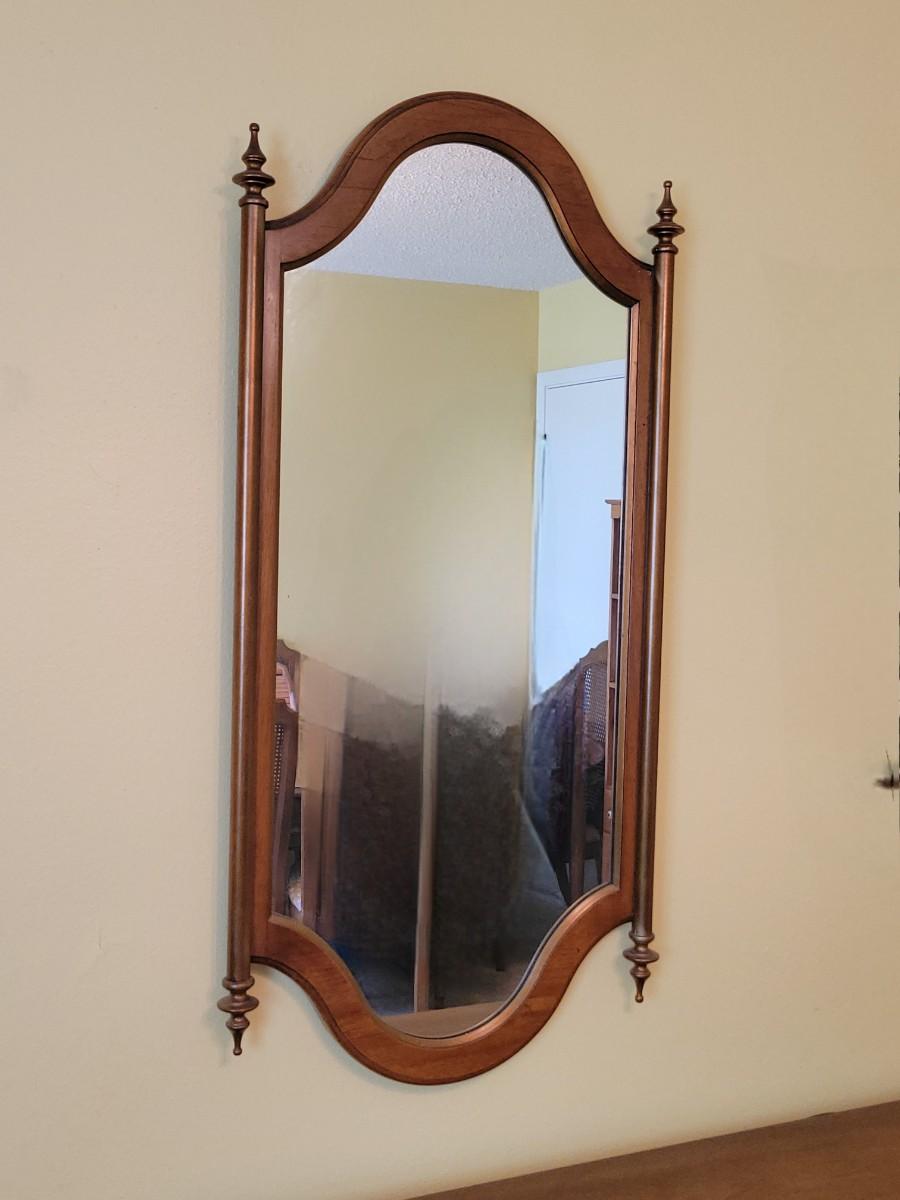 21½x45" MCM Wall Mirror | EstateSales.org