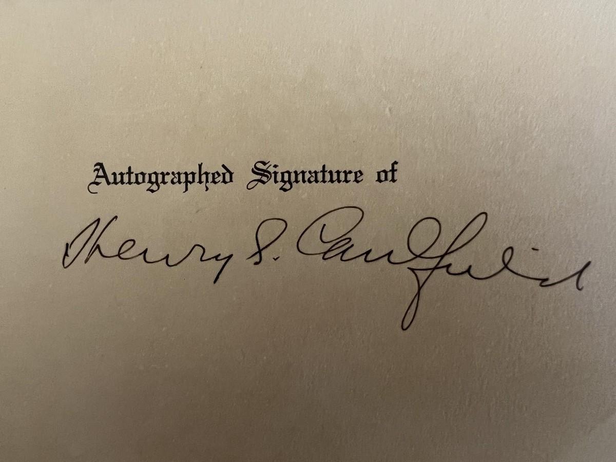 Former Governor of Missouri Henry S. Caulfield original signature ...