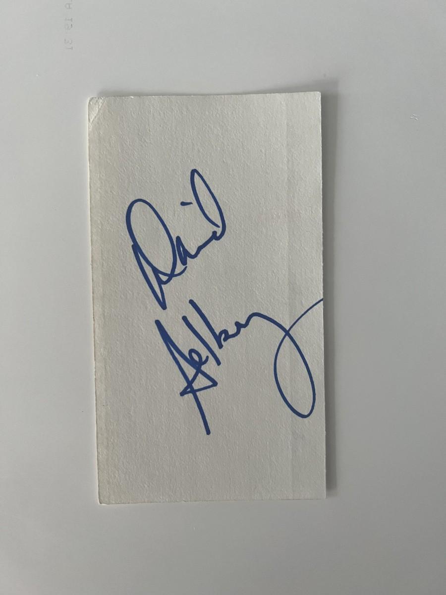 Falconcrest David Selby original signature | EstateSales.org