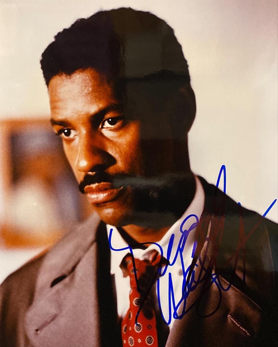 Philadelphia Denzel Washington signed movie photo . GFA Authenticated ...