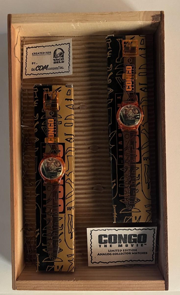 Taco Bell Congo promo watch display | EstateSales.org